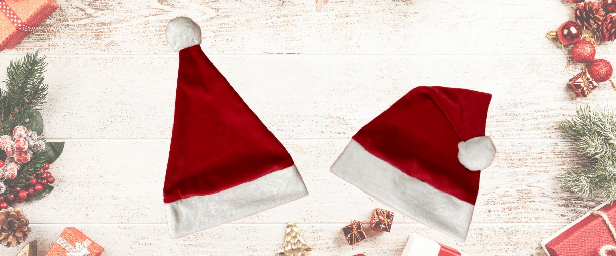 Easy Sew Santa Hats — RebsFabStash