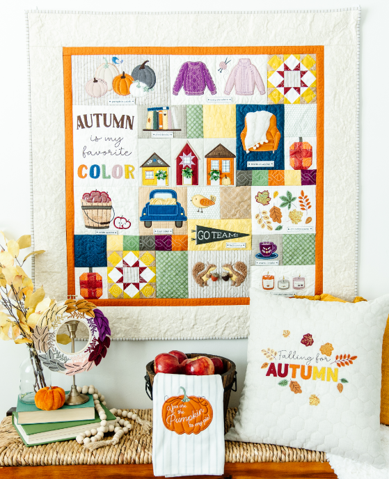 Falling For Autumn Quilt Kit | Kimberbell — RebsFabStash