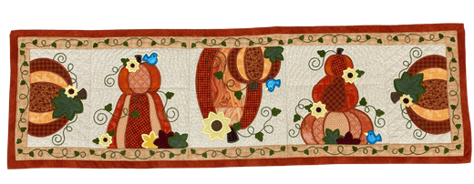 Chunky Pumpkin Table Runner Kit by JuJu | RebsFabStash