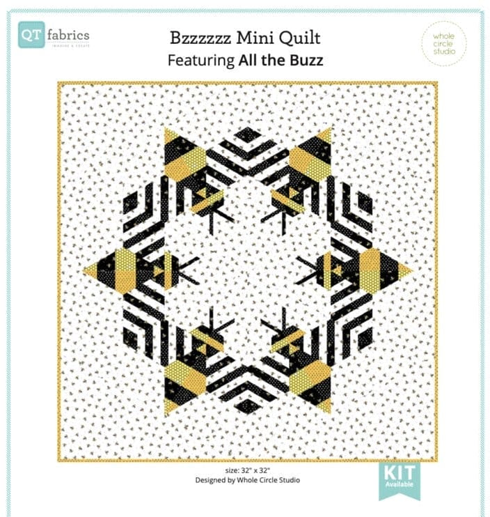 Bzzzzzz Mini Quilt PATTERN - Whole Circle Studio — RebsFabStash