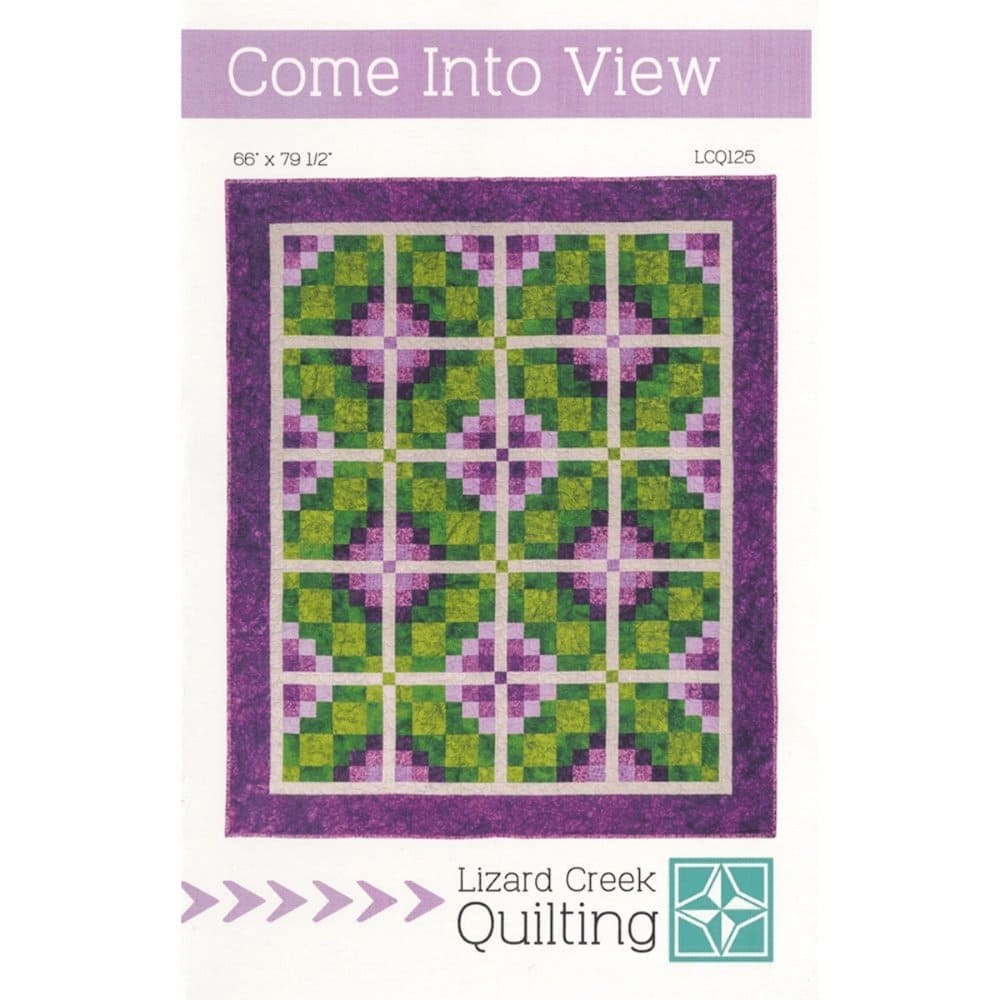 Come Into View - Pattern - Terri Vanden Bosch from Lizard Creek Quilti ...