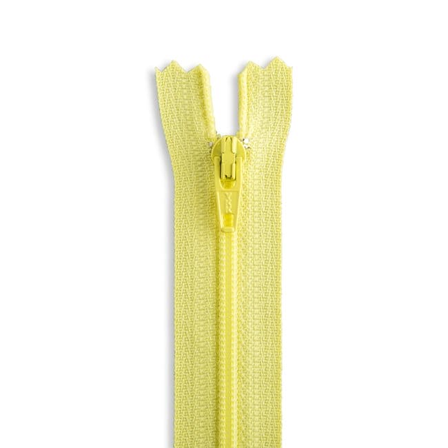 14" Nylon Coil Non-Separating Zipper - Yellow - YKK-Zipper-12 ...