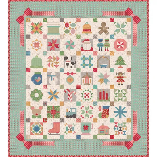 Lori Holt Vintage Christmas Quilt Kit with Cozy Fabric — RebsFabStash
