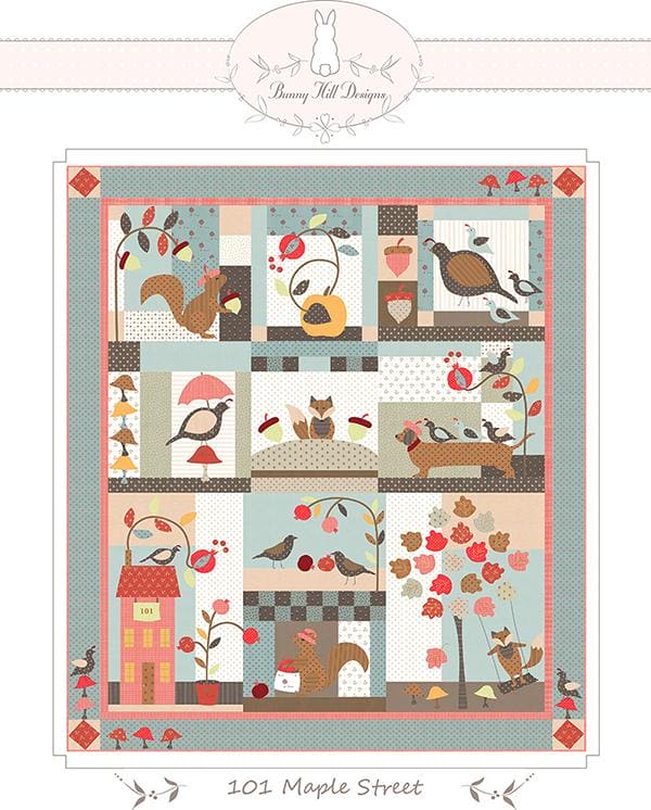 101 Maple Street - Quilt PATTERN - by Anne Sutton of Bunny Hill Design ...