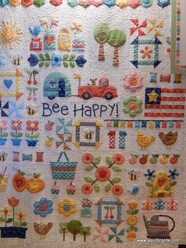 108 Wide Bee Backings! - Quilt Back Fabric - Riley Blake - by Lori Hol ...