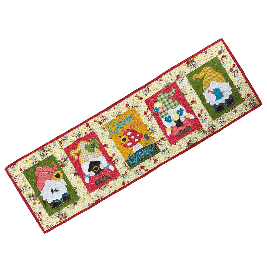 Gnomes Table Runner Kit - Designs by Juju | RebsFabStash