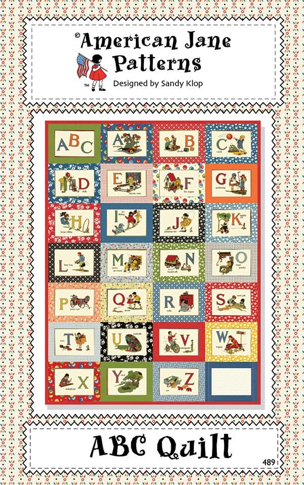 ABC Quilt - American Jane Patterns - Designed by Sandy Klopp - Panel q ...