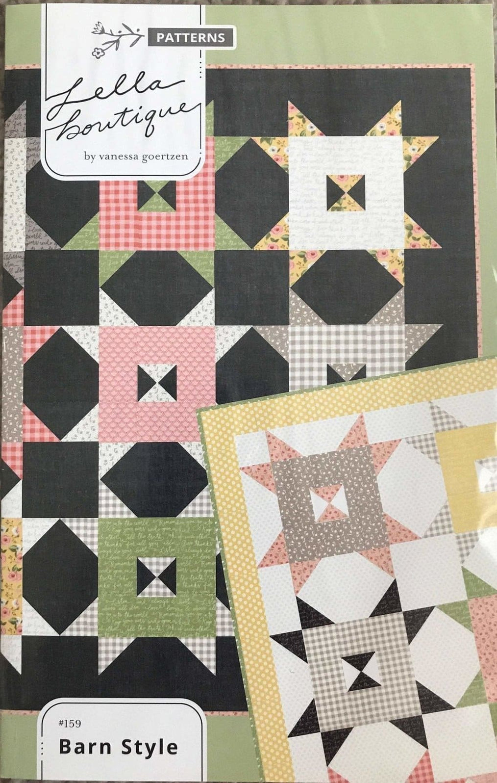 Barn Style #159 - Quilt Pattern - Lella Boutique - Finished 68" x 68 ...