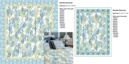 Blended Quilts Romance - Pattern Book by Jason Yenter - 6 quilts using ...