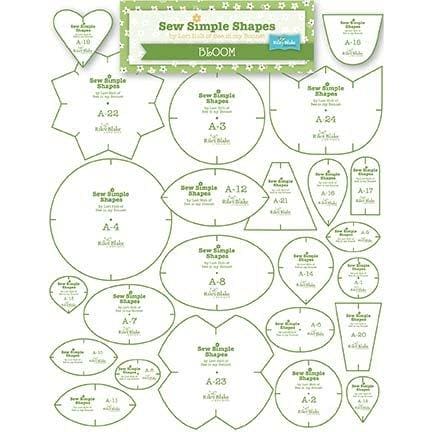 Bloom Templates - Sew Simple Shapes - Lori Holt for Riley Blake Design ...