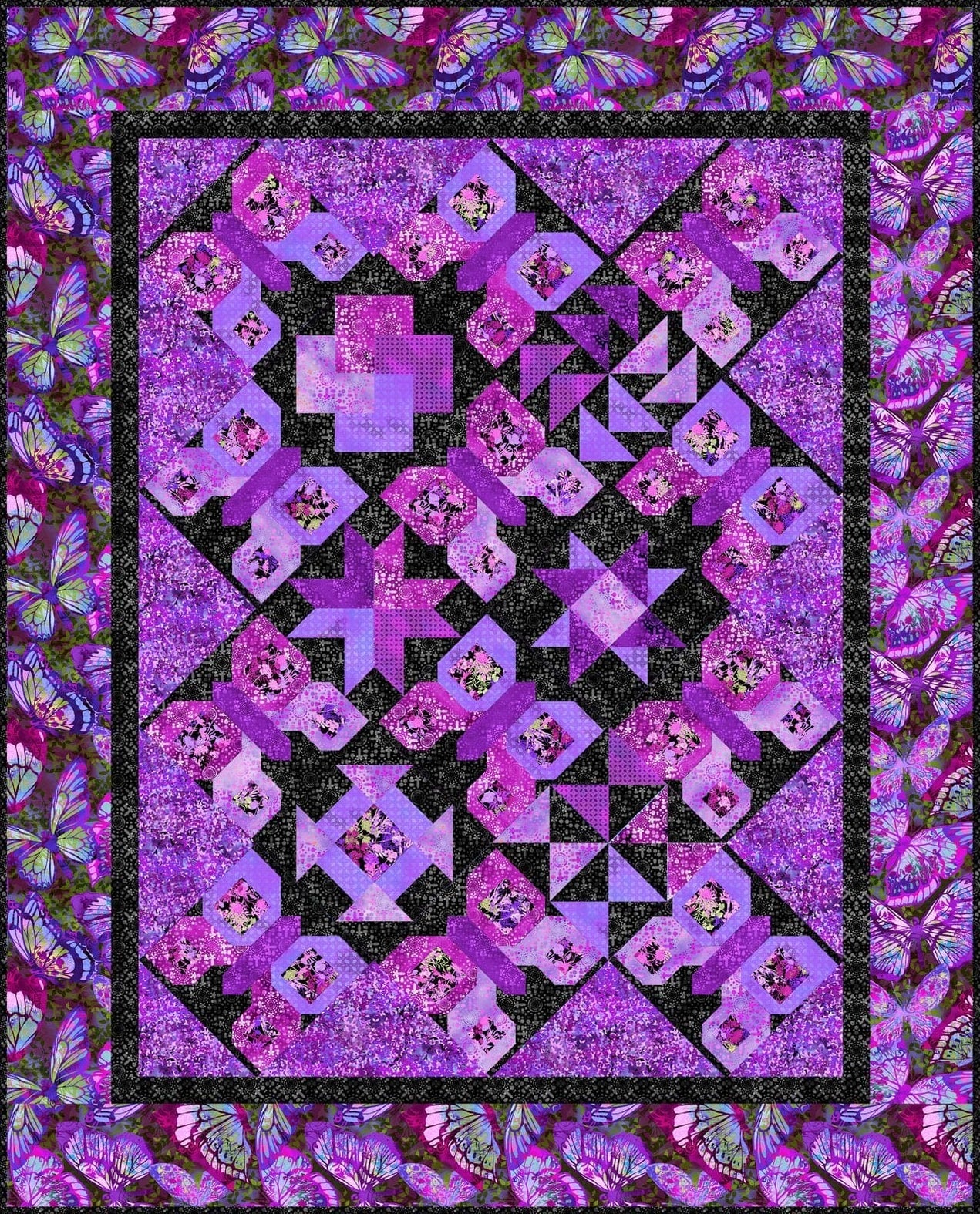 Butterfly Sampler Quilt - Pattern Book by Jason Yenter - Instructions ...