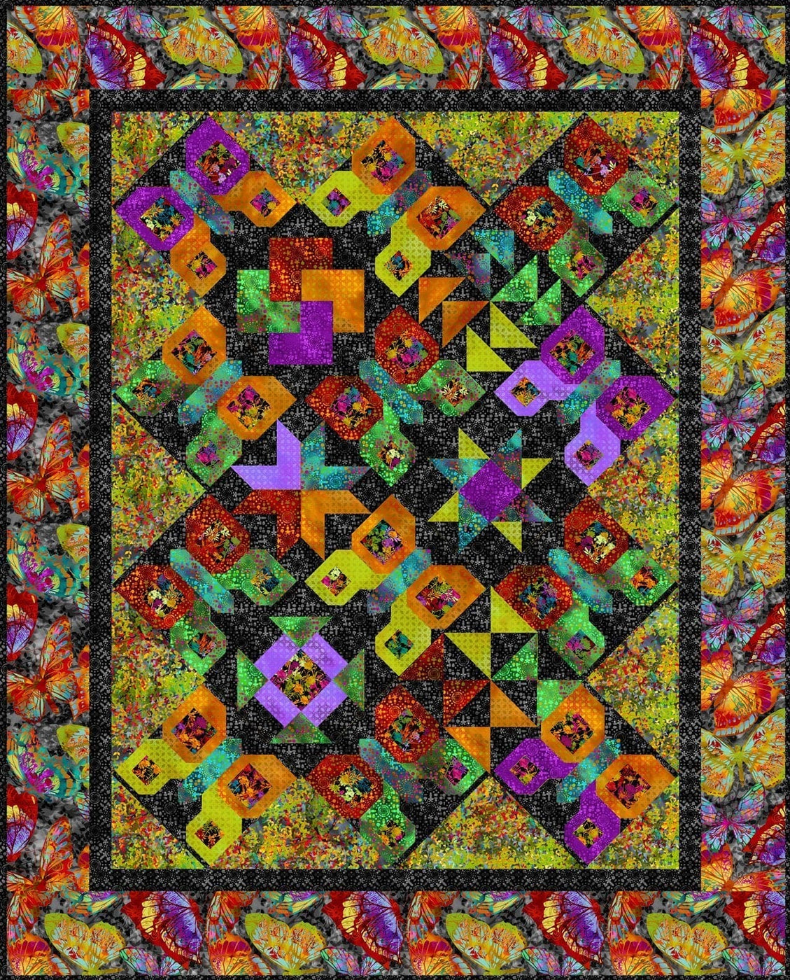 Butterfly Sampler Quilt - Pattern Book by Jason Yenter - Instructions ...