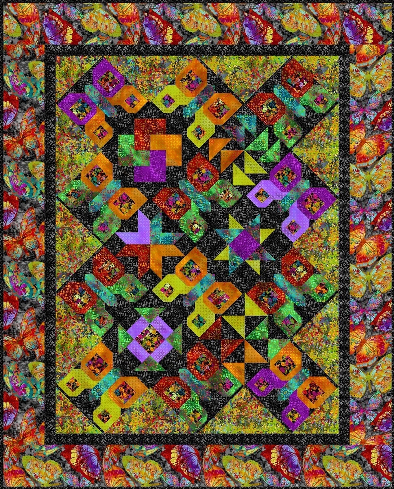 Butterfly Sampler Quilt - Pattern Book by Jason Yenter - Instructions ...