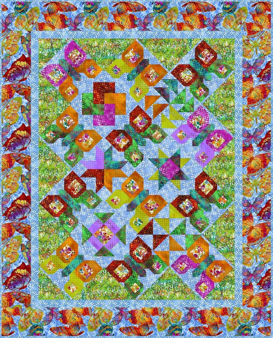 Butterfly Sampler Quilt - Pattern Book by Jason Yenter - Instructions ...