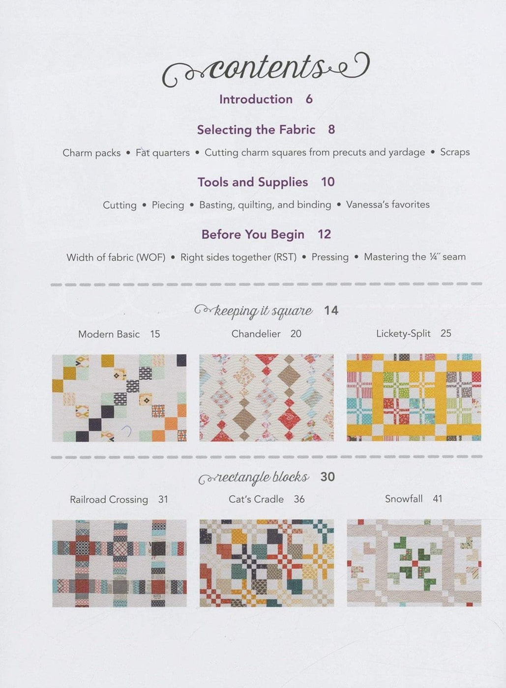 Charm School - By Vanessa Goertzen of Lella Boutique - Book/Patterns ...