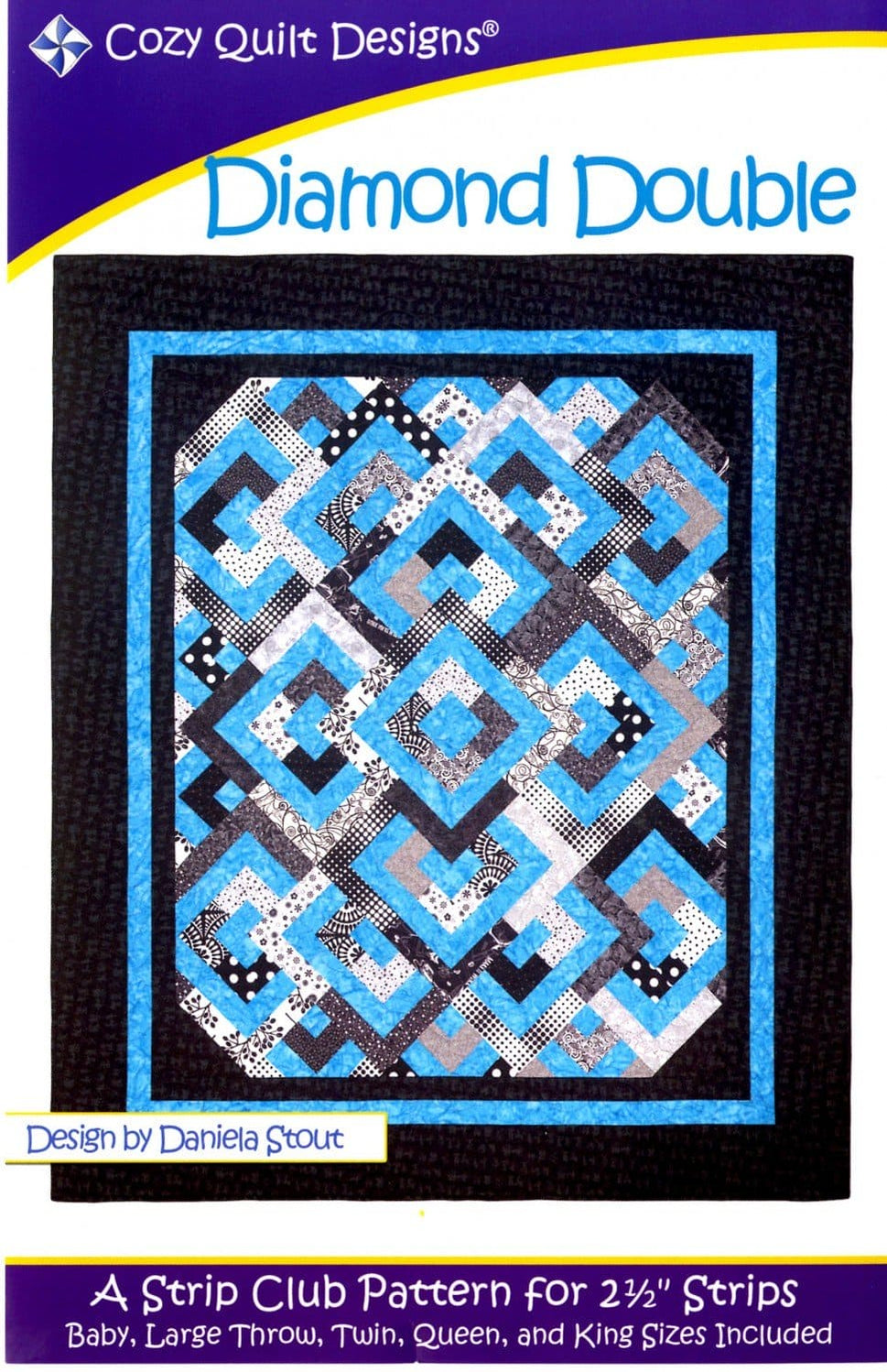 Diamond Double - Pattern - Cozy Quilt Designs - by Daniela Stout ...