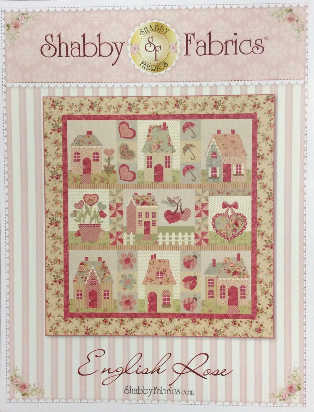 English Rose - Quilt PATTERN - designed by Jennifer Bosworth - Shabby ...