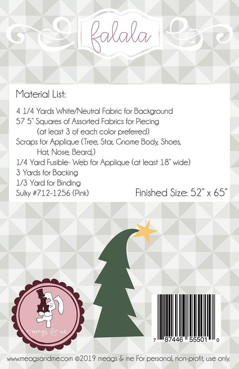 Fa La La pattern - designed by Meags & Me — RebsFabStash