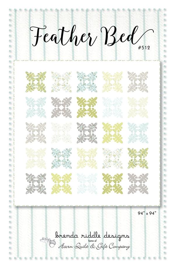 Feather Bed - Quilt PATTERN - Brenda Riddle Designs - Acorn Quilt & Gi ...