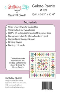 Gelato Remix - Quilt PATTERN - by A Quilting Life Designs - Sherri McC ...