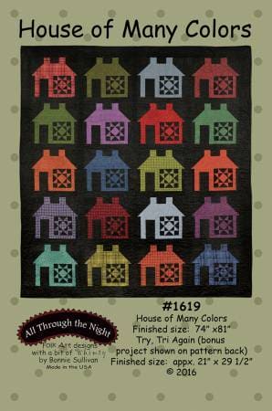 House of Many Colors - Quilt PATTERN - by Bonnie Sullivan — RebsFabStash