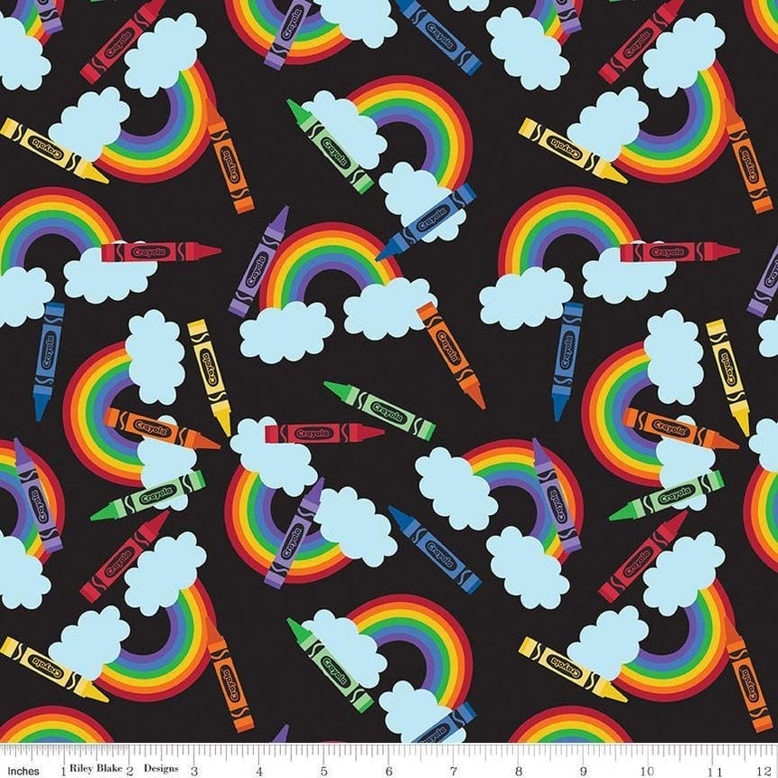 I Dream in Color - per yard - Riley Blake Designs - Crayola 2019 relea ...