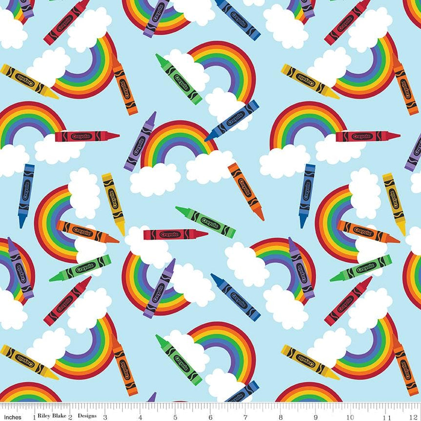I Dream in Color - per yard - Riley Blake Designs - Crayola 2019 relea ...