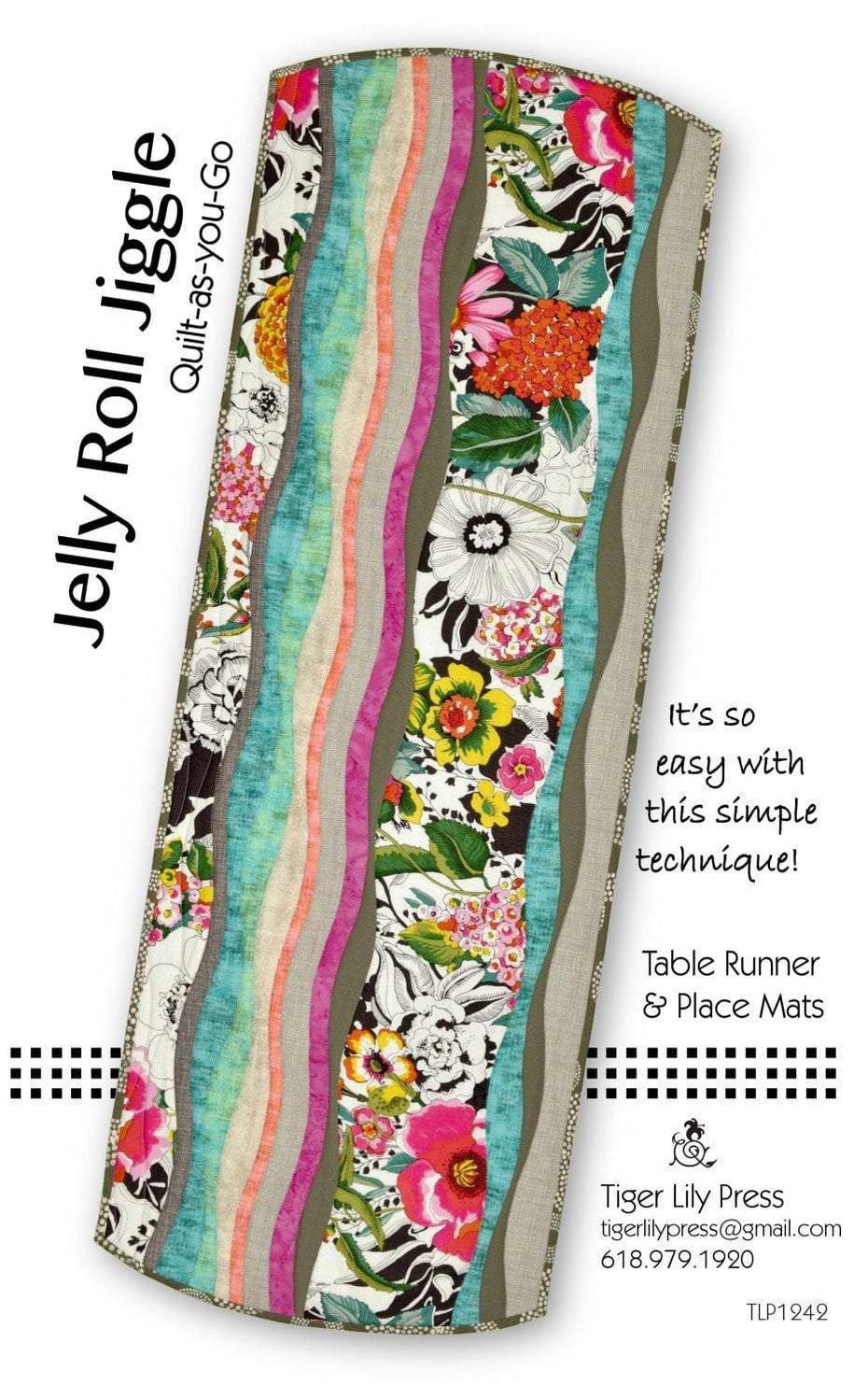 Jelly Roll Jiggle - Table Runner & Quilt pattern — RebsFabStash