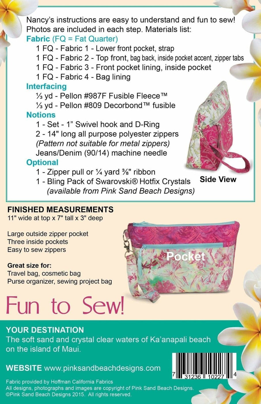 Maui Glam Bag Pattern | Pink Sand Purse Pattern — RebsFabStash