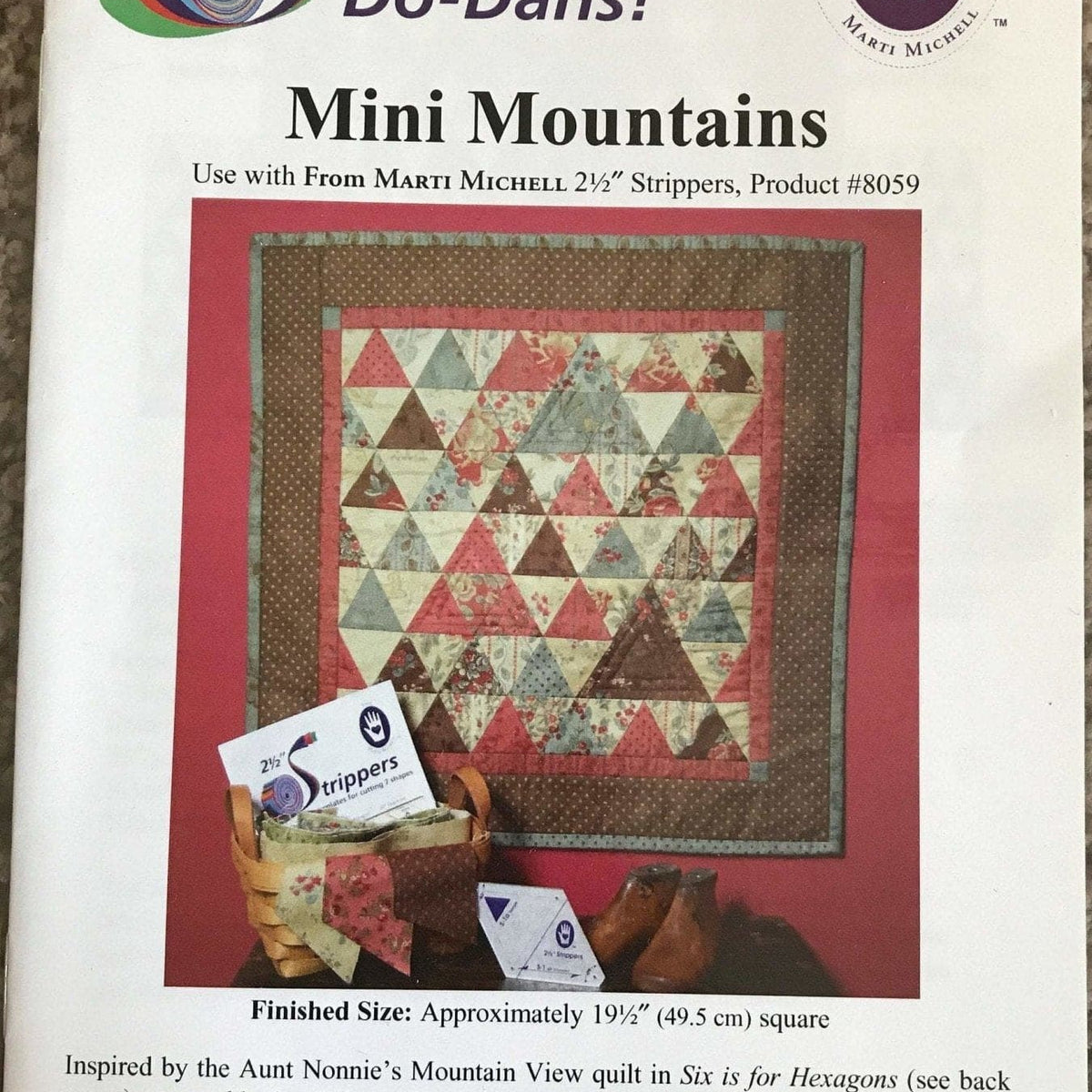Mini Mountains - Pattern by Marti Michell - Strip or Jelly Roll Patter — RebsFabStash