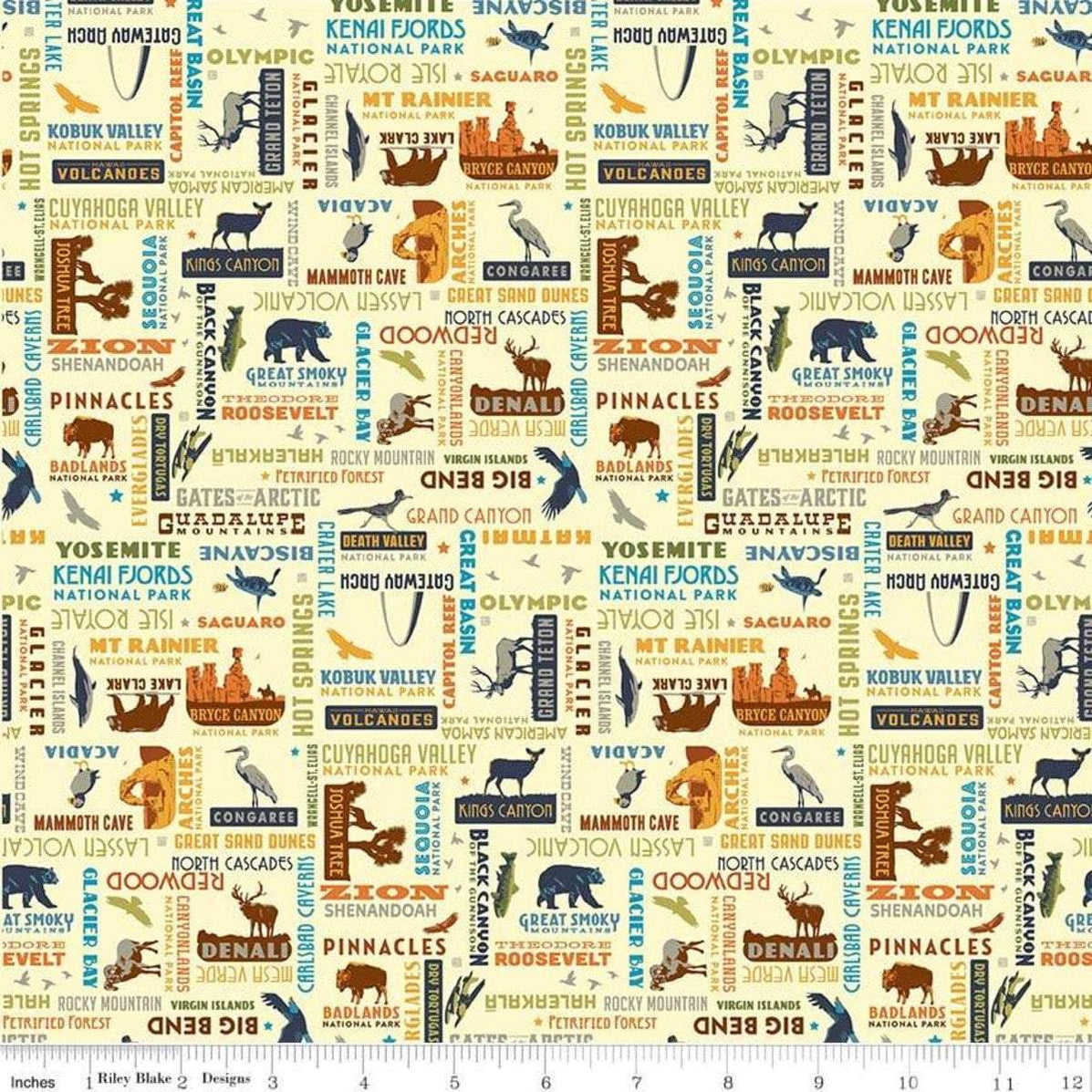 National Parks Collection - PANEL - per yard - Riley Blake Designs - D ...
