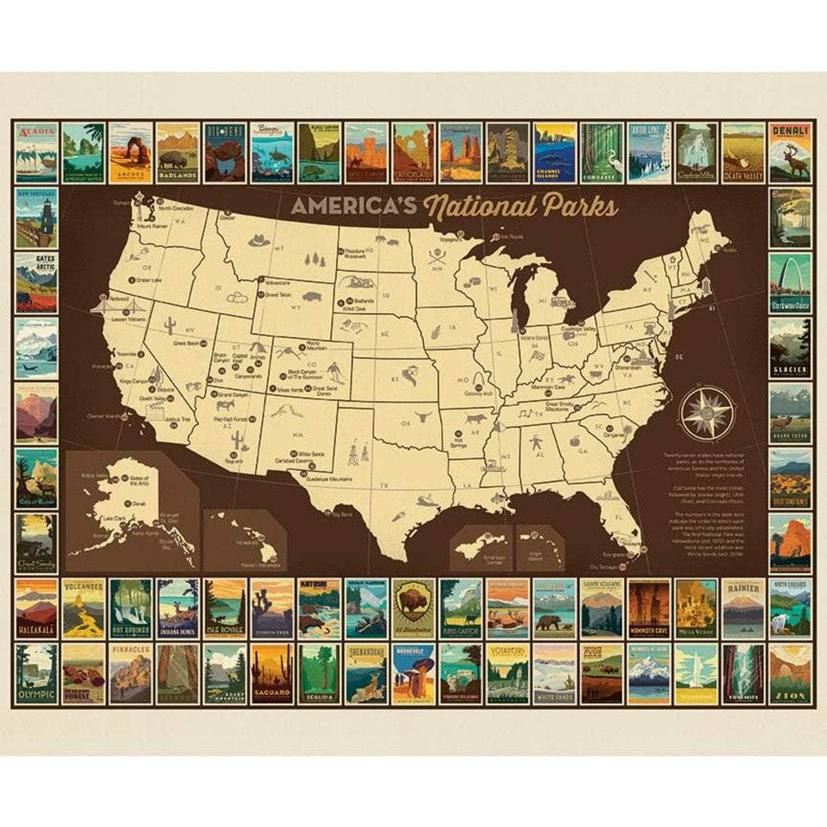 National Parks Collection - PANEL - per yard - Riley Blake Designs - D ...