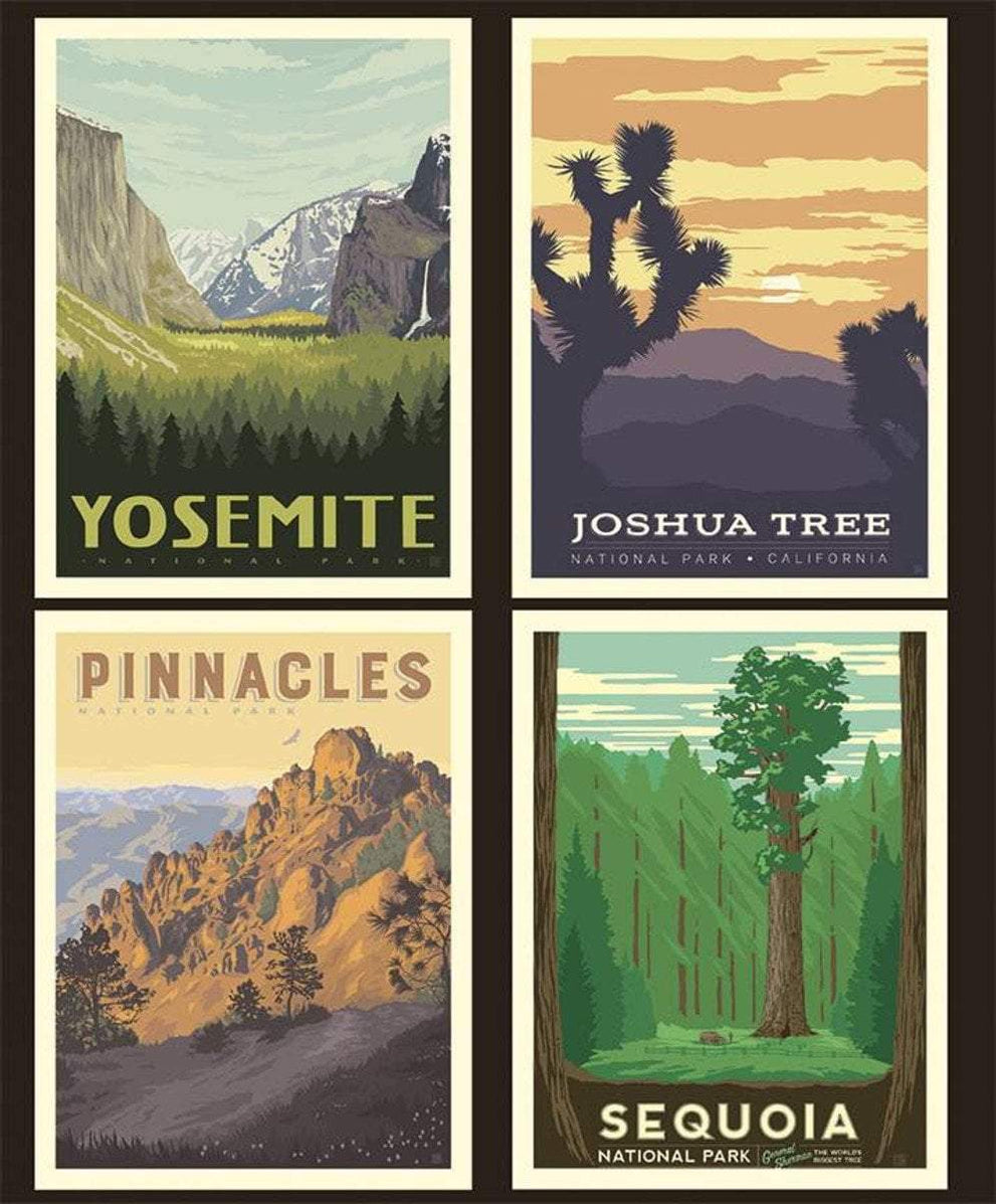 National Parks Collection - PANEL - per yard - Riley Blake Designs - D ...
