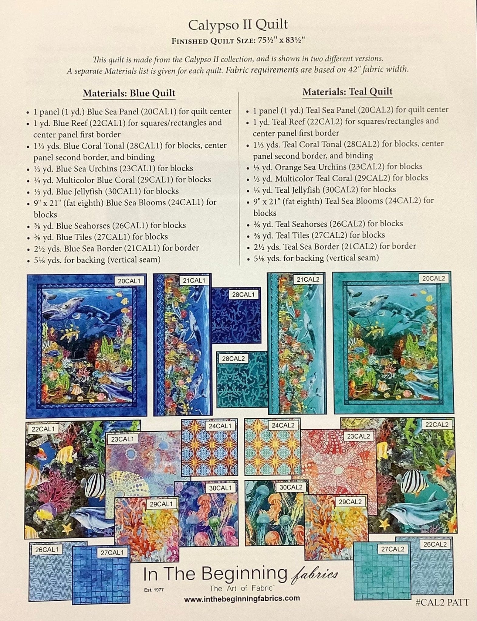 Calypso II Quilt Pattern by Jason Yenter | RebsFabStash