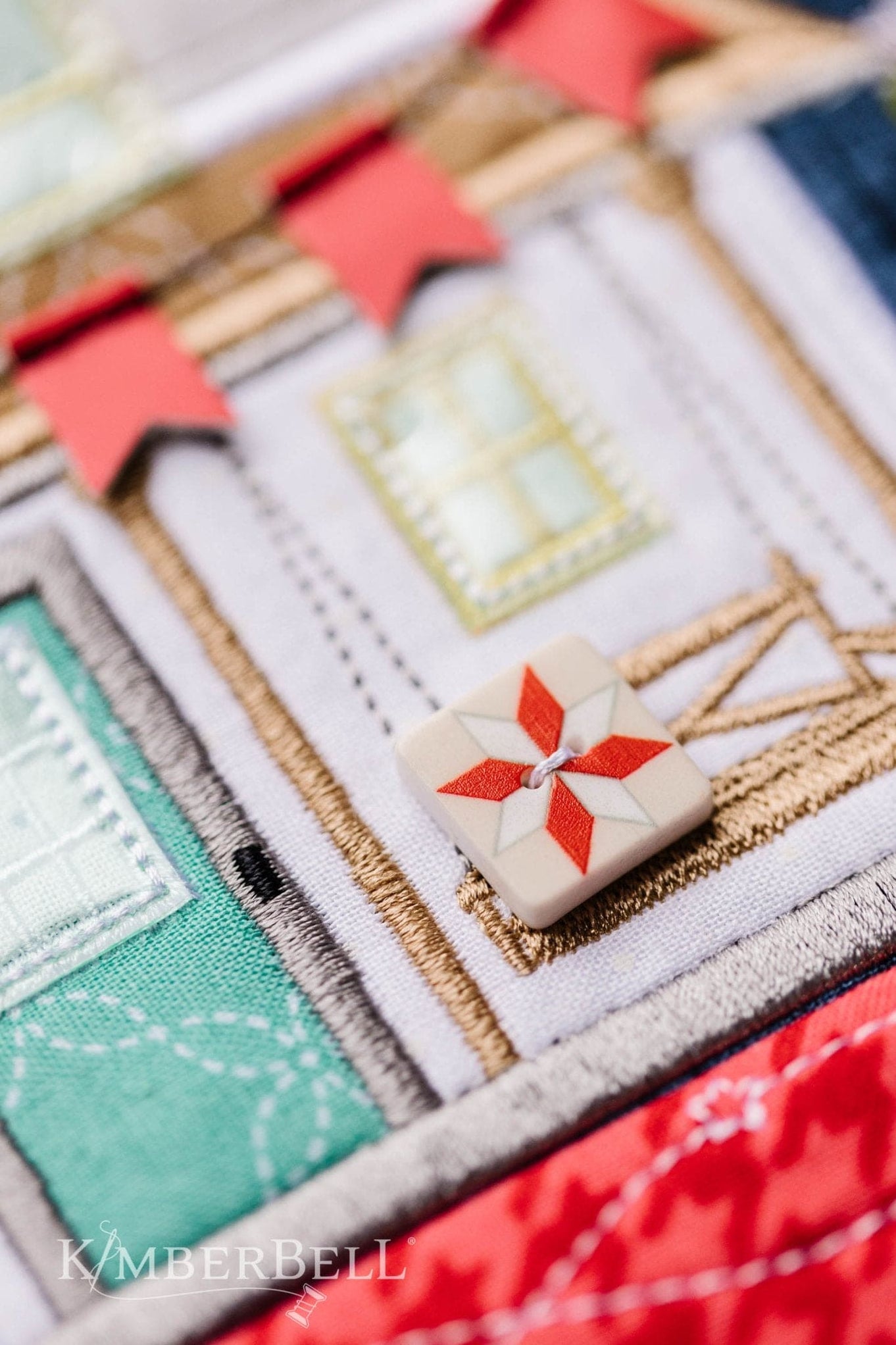 Kimberbell Main Street Celebration Bench Pillow Kit — RebsFabStash