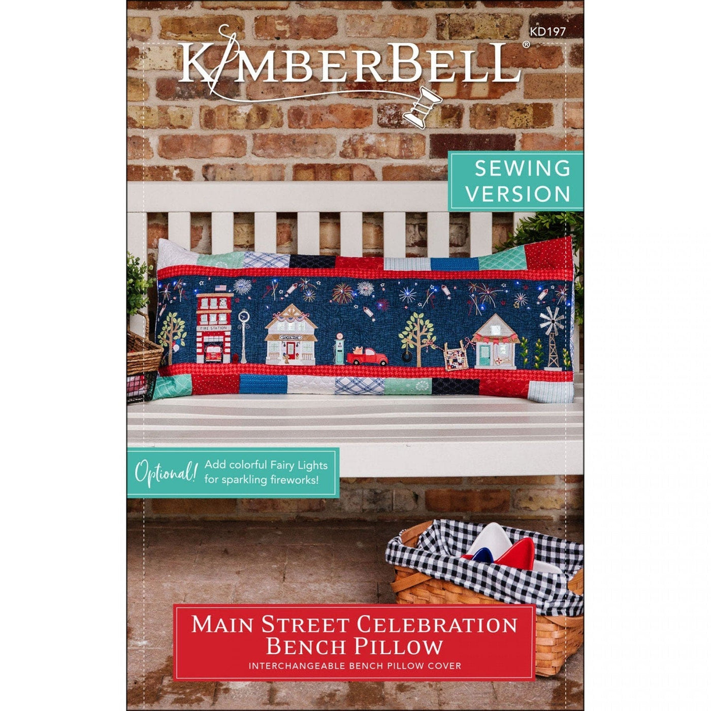 Kimberbell Main Street Celebration Bench Pillow Kit — RebsFabStash