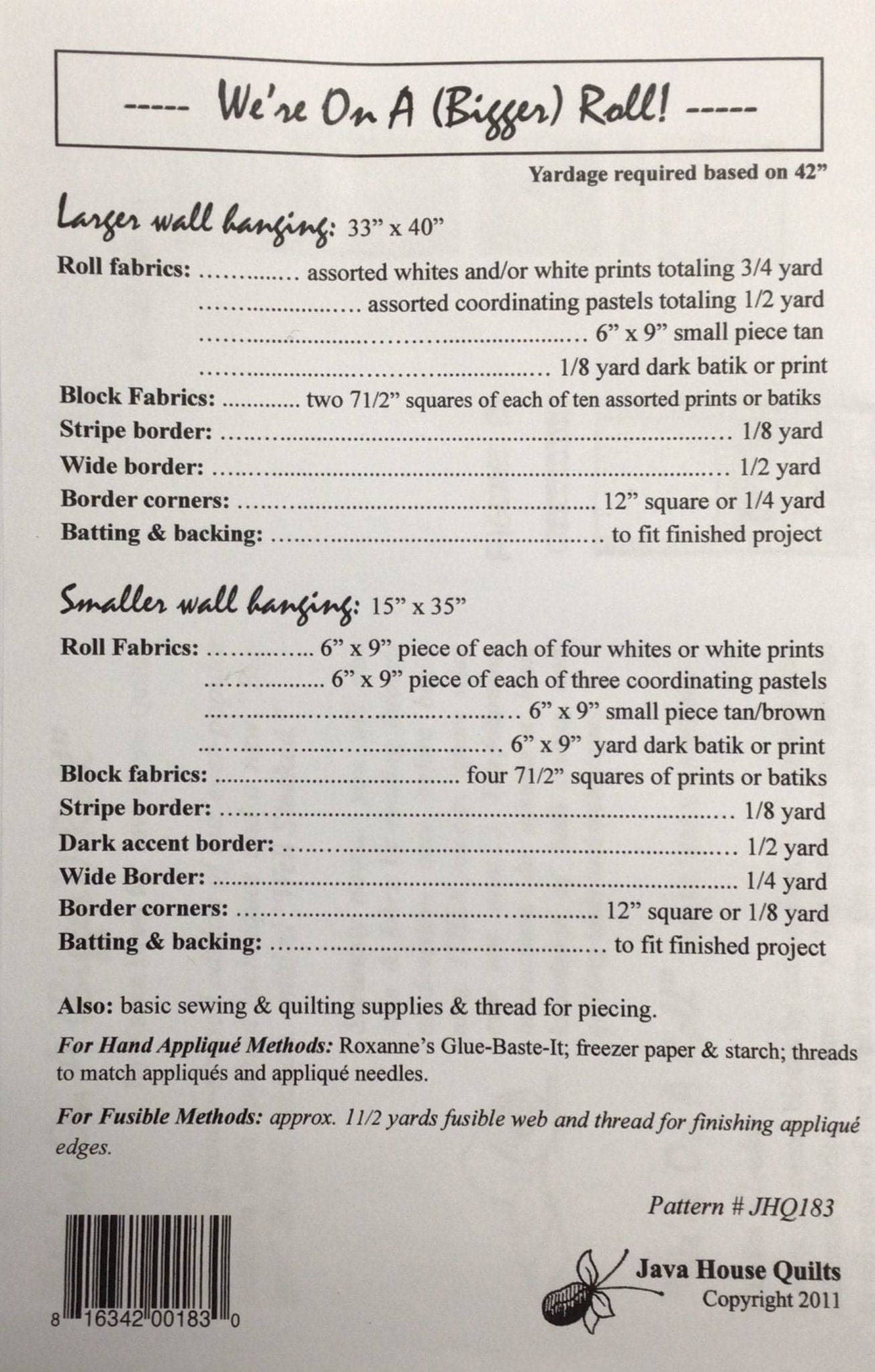 We're On a Bigger Roll Quilt Kit - Home Grown by Nancy Halvorsen ...