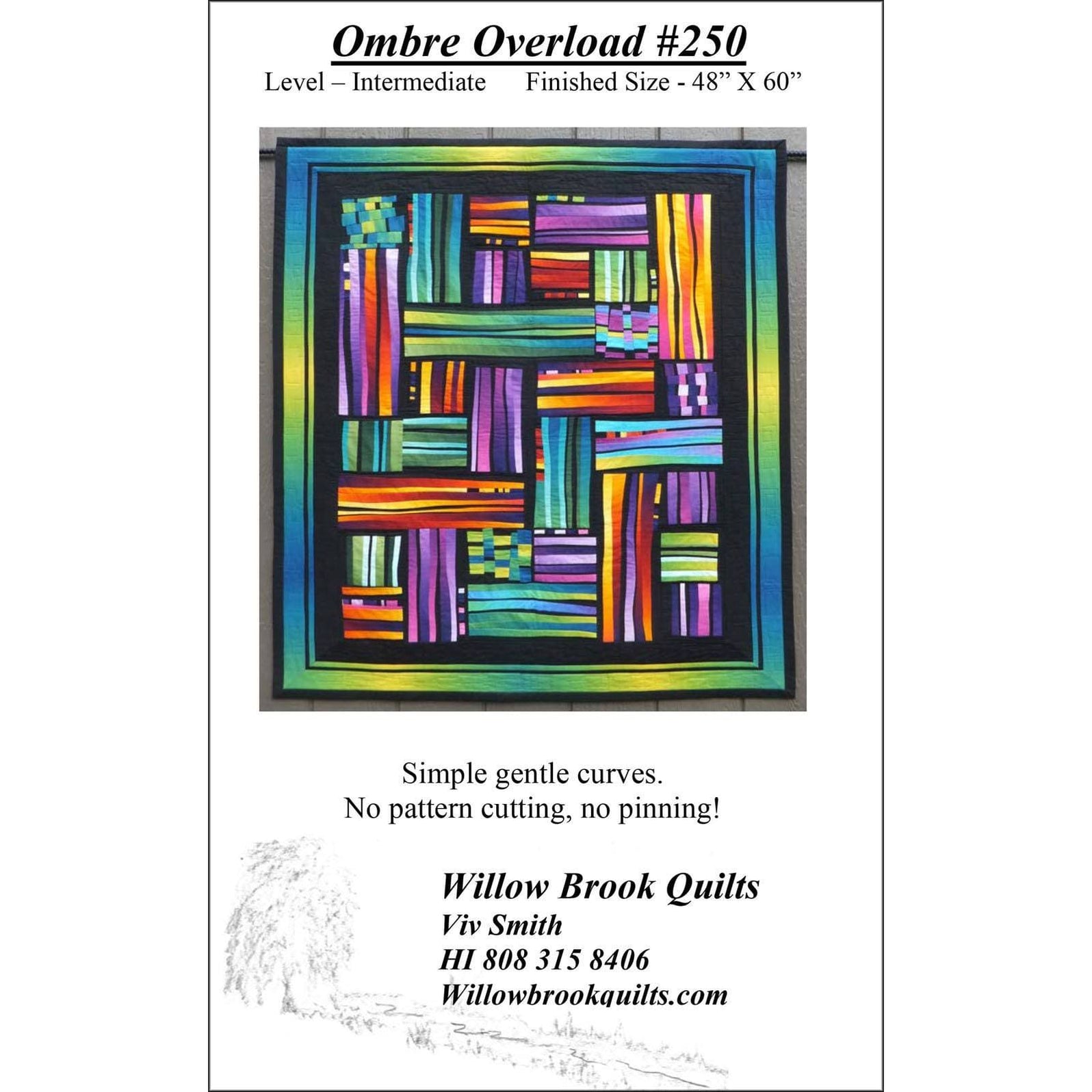 Ombre Overload #250 - Quilt pattern - Gelato ombre fabrics - Maywood ...