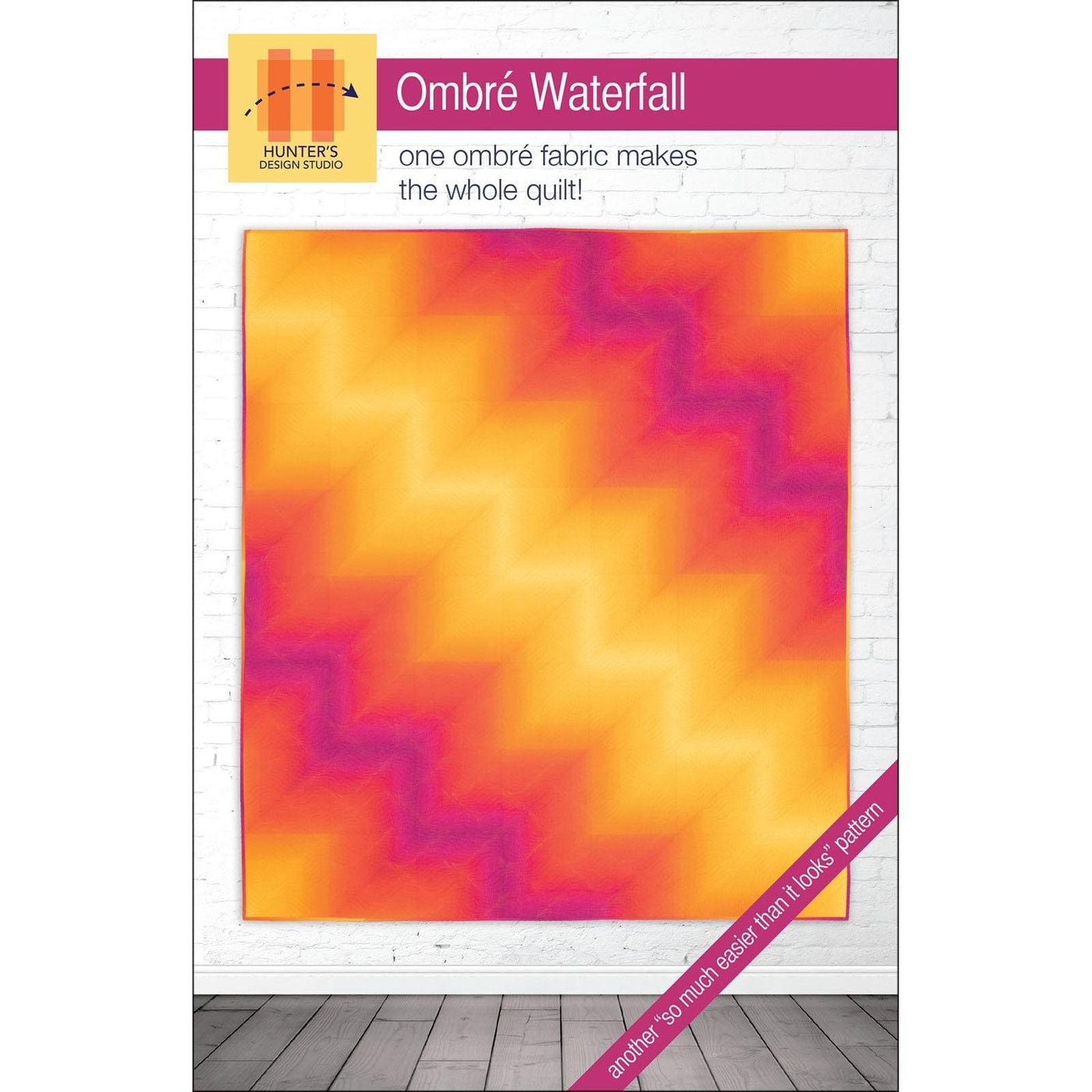 Ombre Waterfall- Quilt pattern - ombre fabrics - Easier than it looks ...