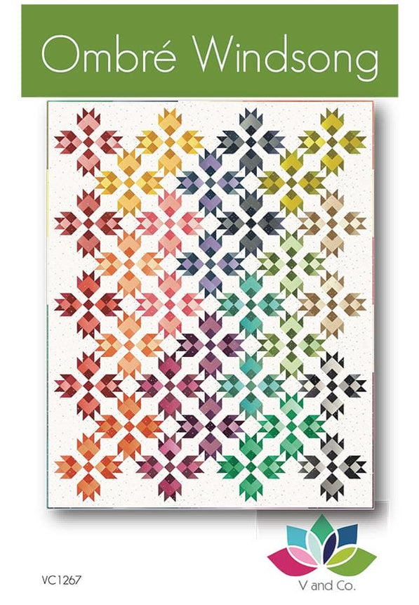 Ombre Windsong - Quilt PATTERN - By V and CO. - Features Ombre Fairy D ...