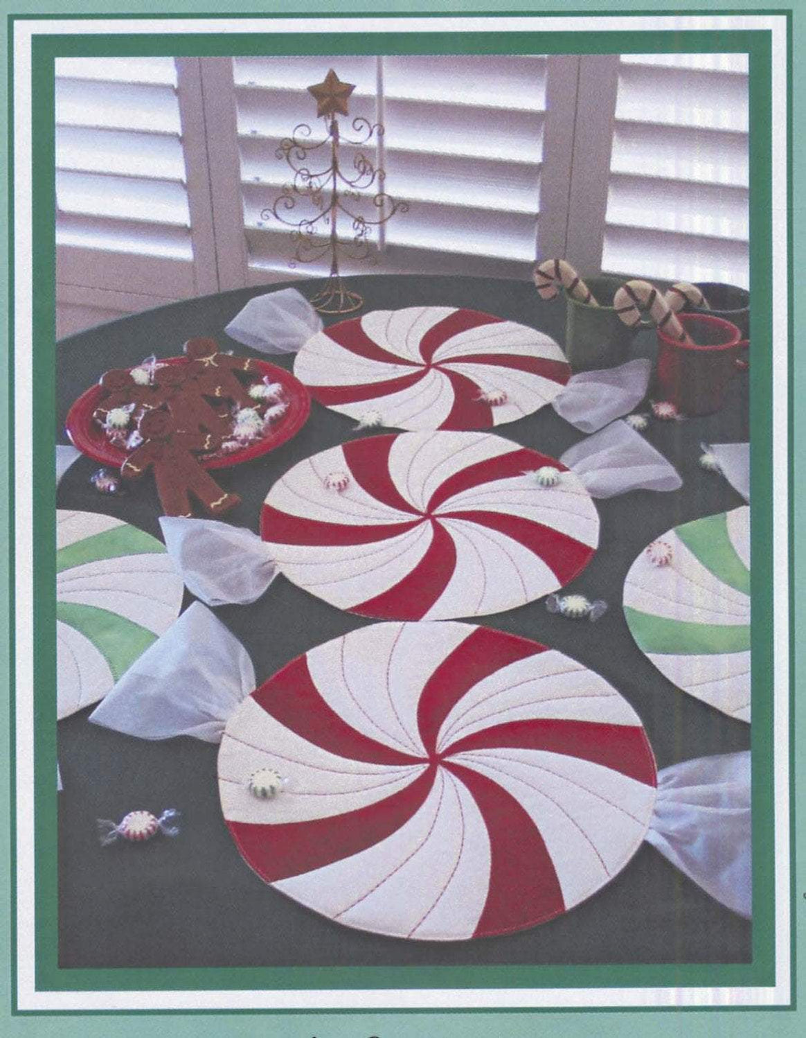Peppermint Twist - Place Mats, Table Runner or Tabble Topper! by Susie ...