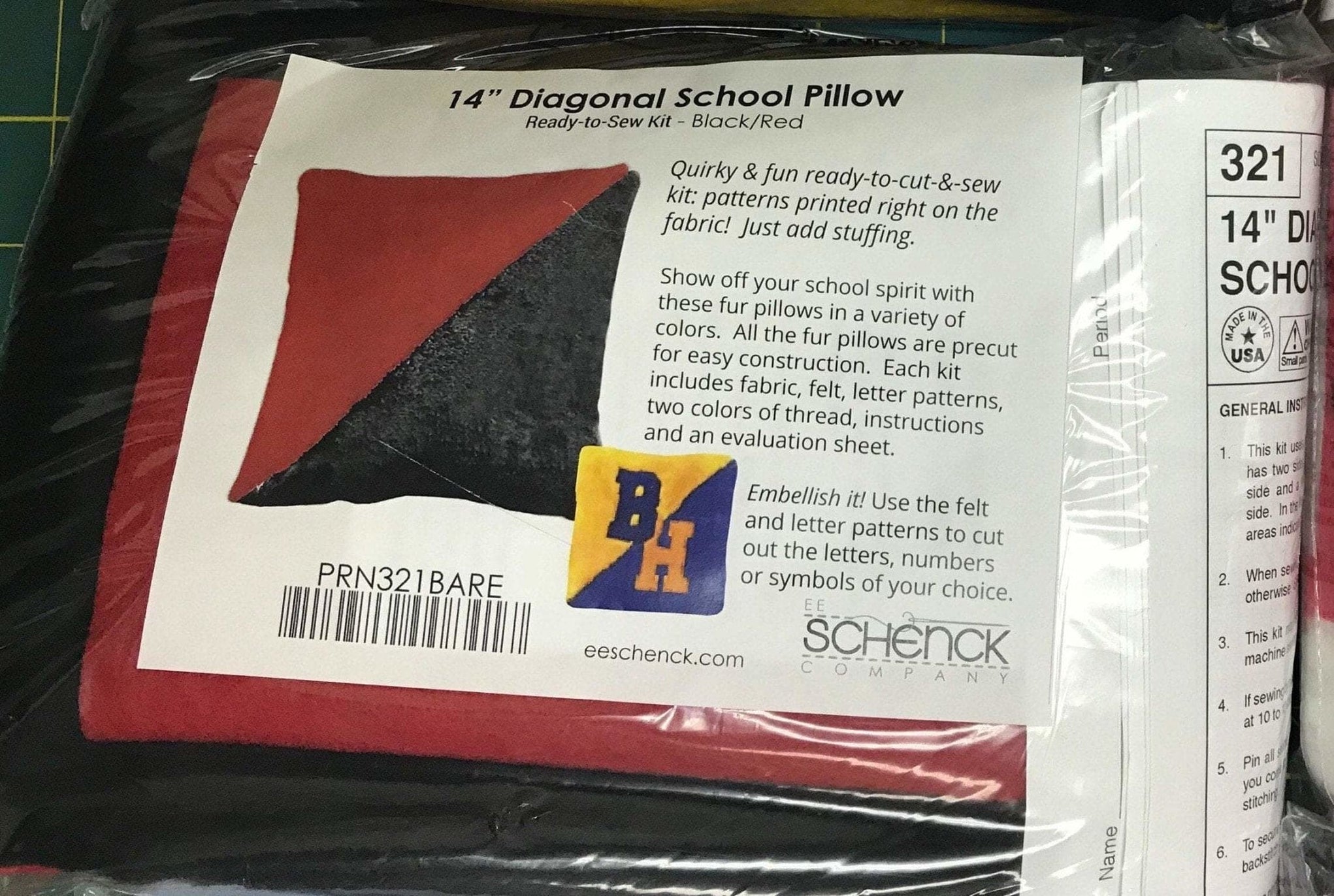 Pillow Multiple Colors available! - 14" Diagonal - School spirit! Haan ...