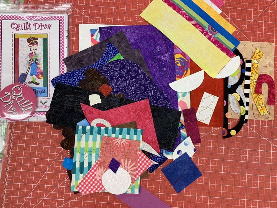 Quilt Diva KIT - Includes pattern and applique pieces precut — RebsFabStash
