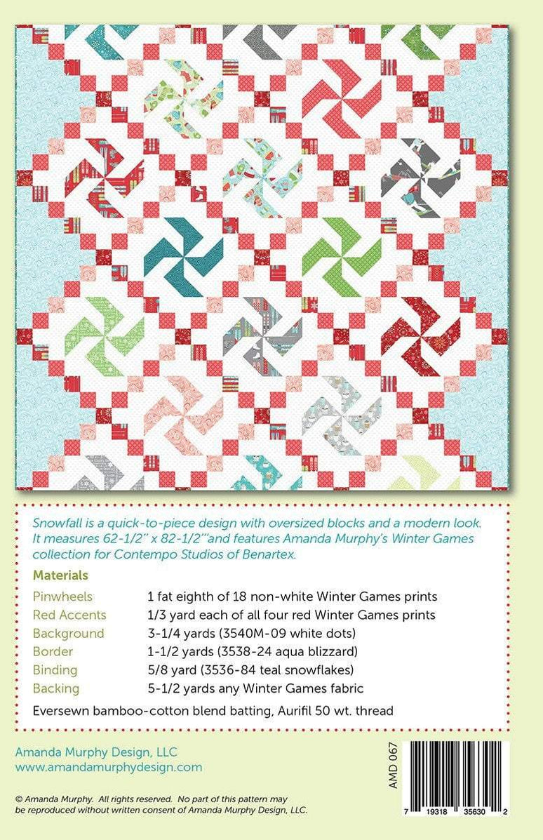 Snowfall - Pattern - Amanda Murphy Designs — RebsFabStash