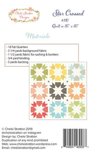 Star Crossed - Quilt PATTERN - Chelsi Stratton Designs - Fat Quarter F ...