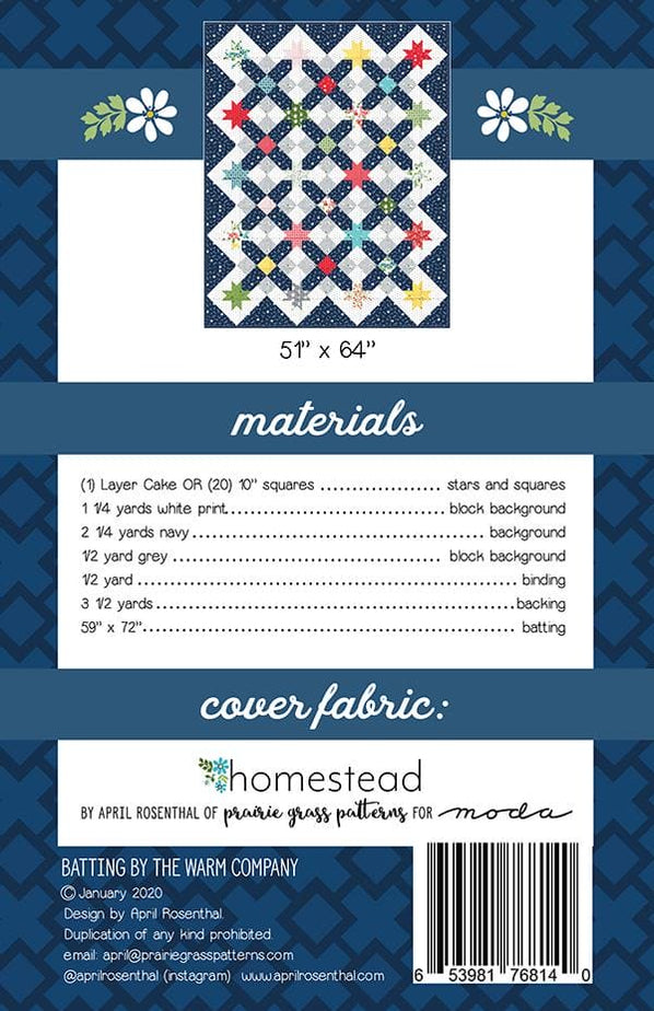 Starway - Quilt PATTERN - by April Rosenthal of Prairie Grass Patterns ...