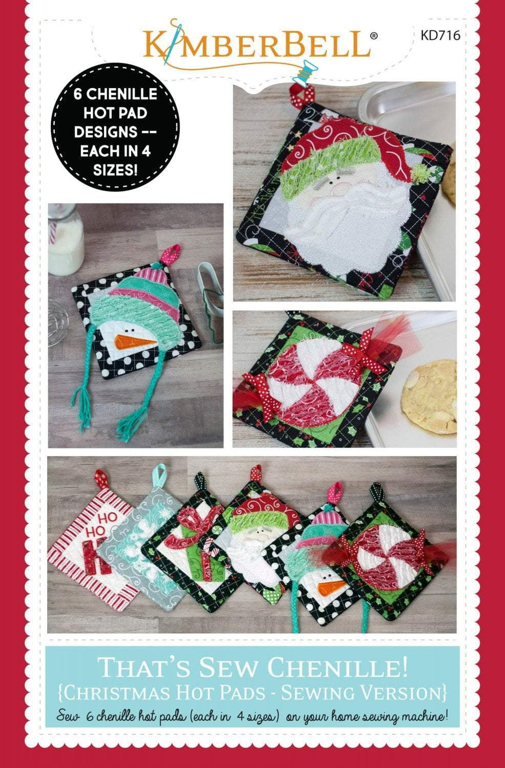 That's Sew Chenille! Christmas Hot Pads - Sewing Version - Pattern boo ...