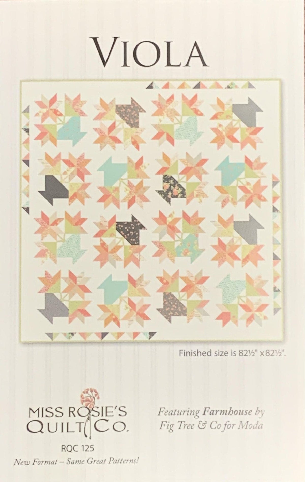 Viola quilt pattern - by Miss Rosie's Quilt Co. - Fat Eighth Friendly ...