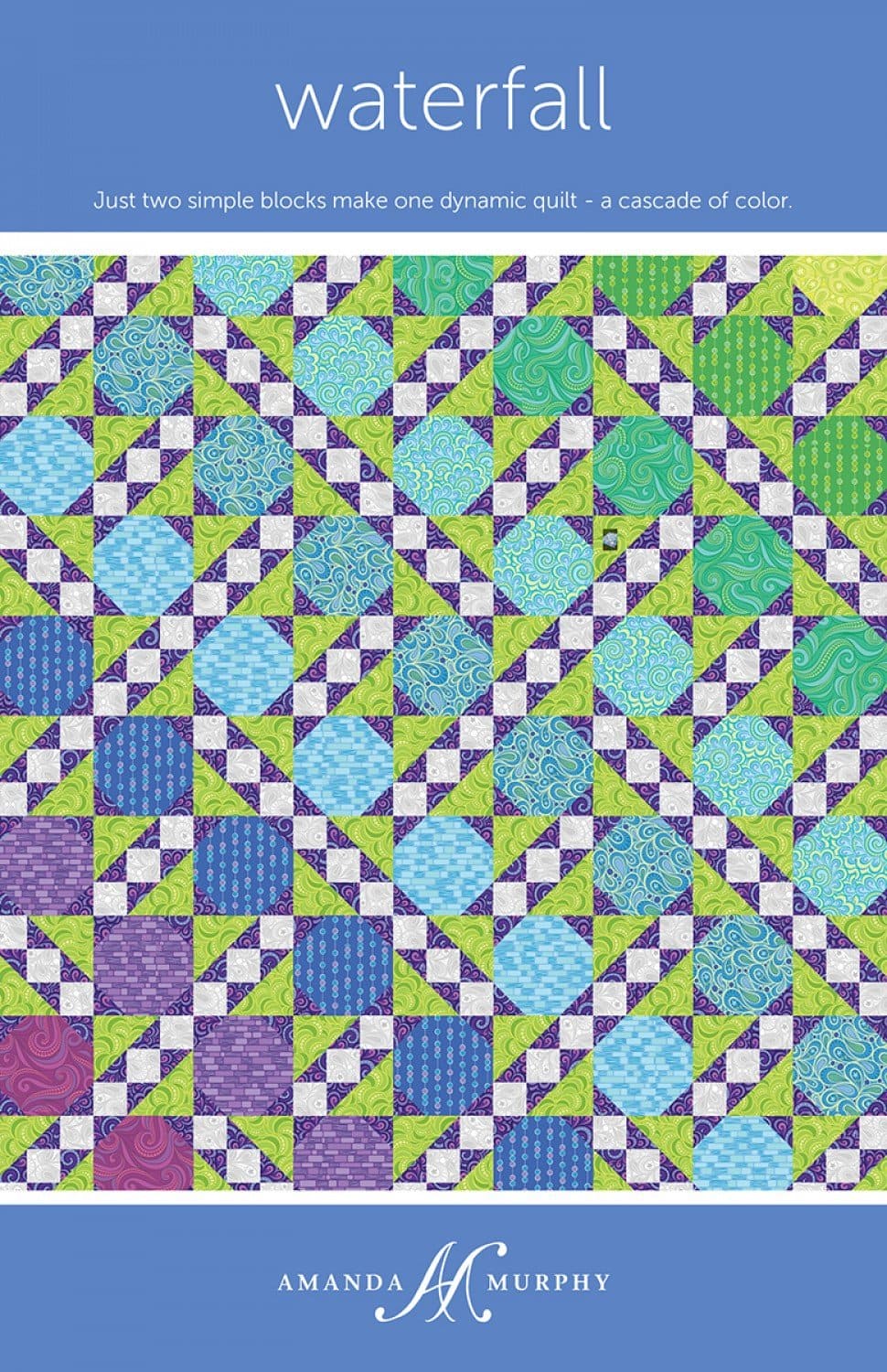 Waterfall- Pattern - Amanda Murphy Designs — RebsFabStash