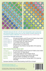 Waterfall- Pattern - Amanda Murphy Designs — RebsFabStash